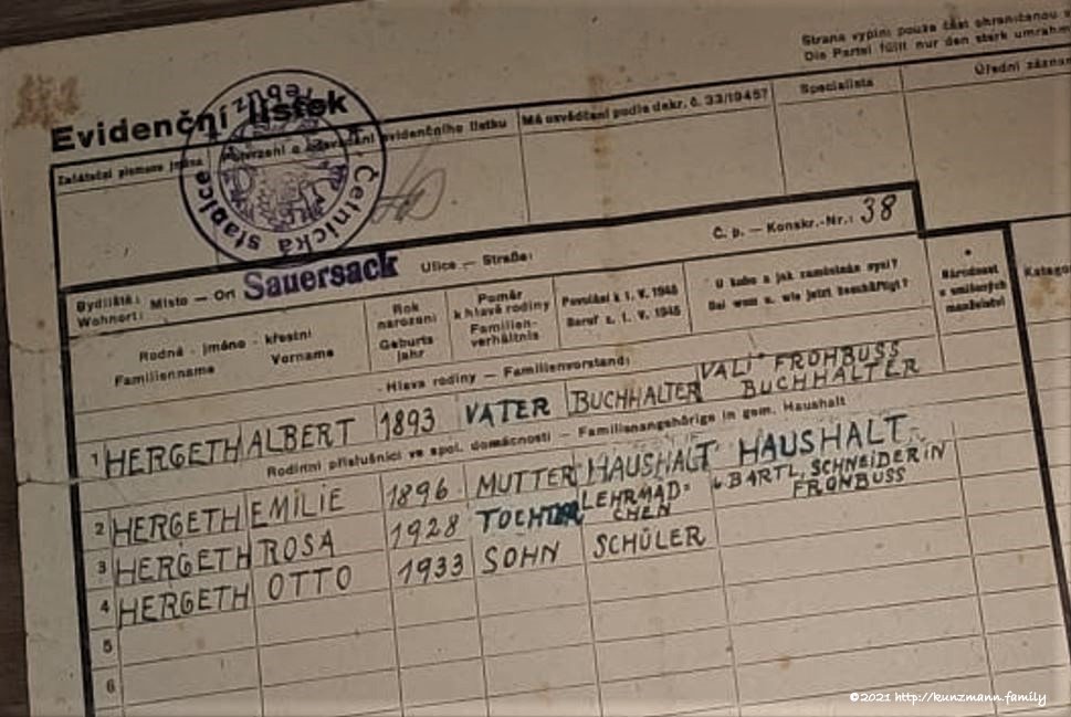 Kunzmann "Wohnhäusl" - Sauersack #38a/#60n - Kunzmann.Family